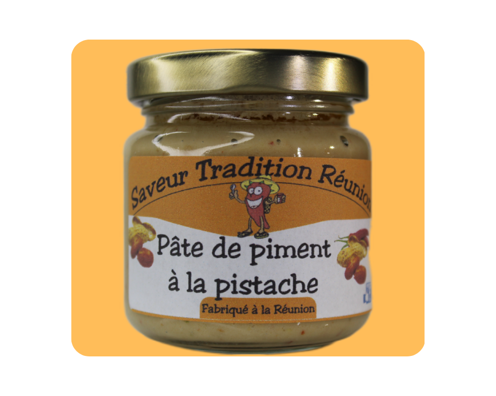 Pâte piment oiseau Pistache (cacahuète) - patjaune